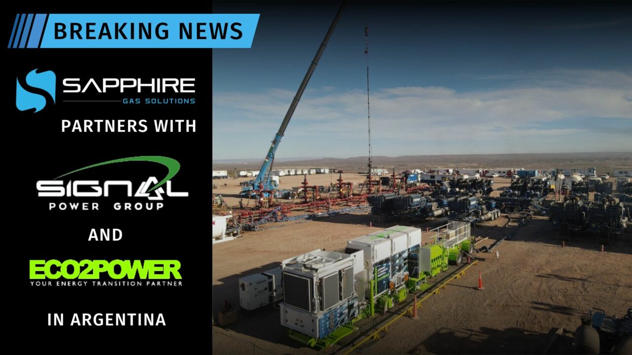 Sapphire Parnters with Eco2Power and Signal Power Group in Argentina - Sapphire Gas Solutions